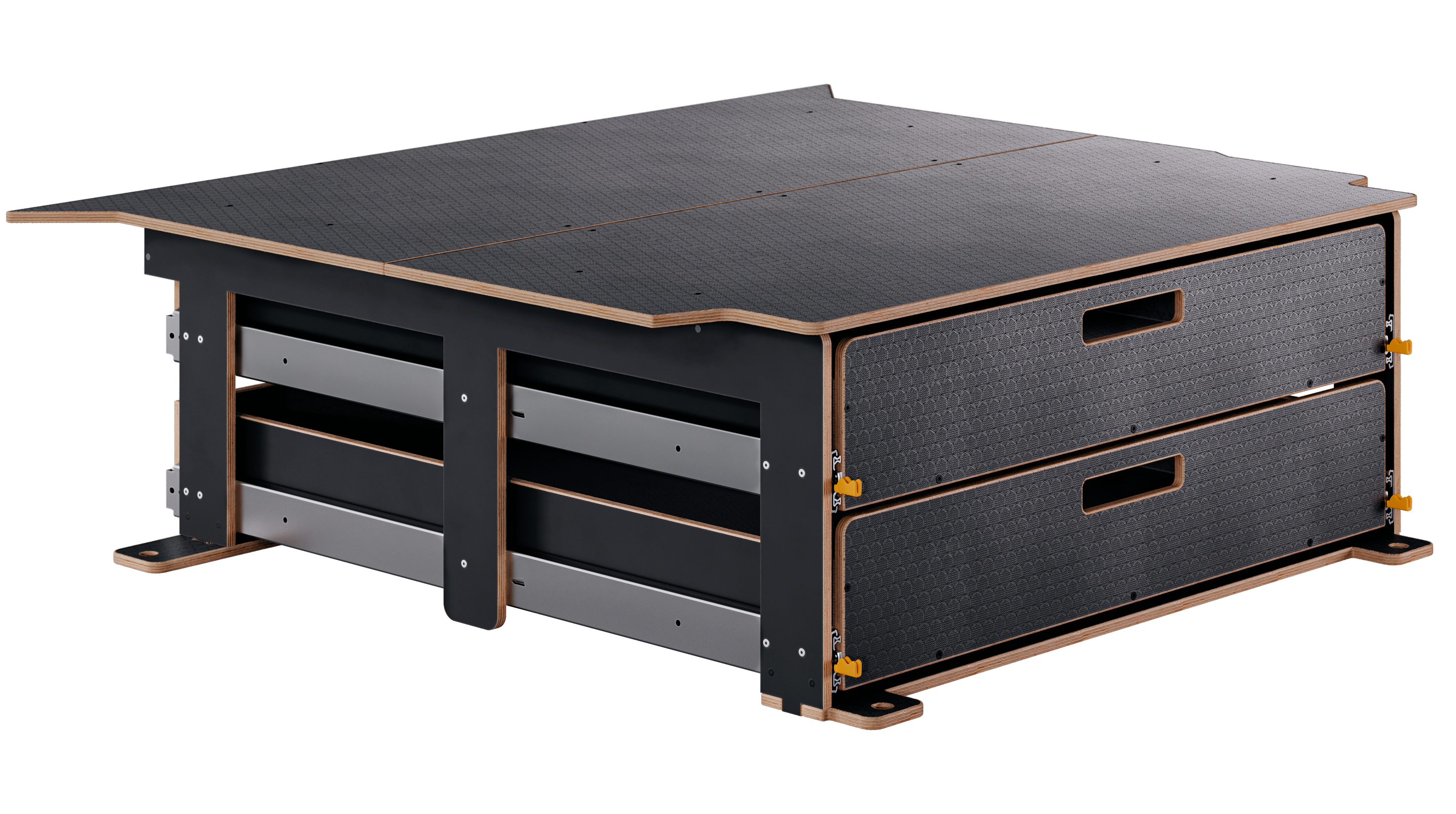 VW ID Buzz Cargo | Max | Rear System | 2 Drawer – Van Storage Systems