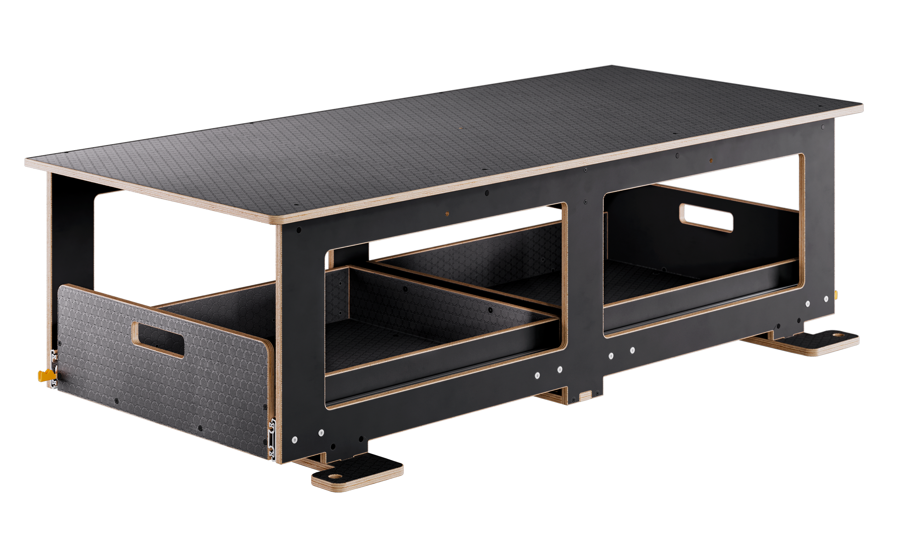 VW ID Buzz Cargo | Max | Front System | 2 Drawer – Van Storage Systems