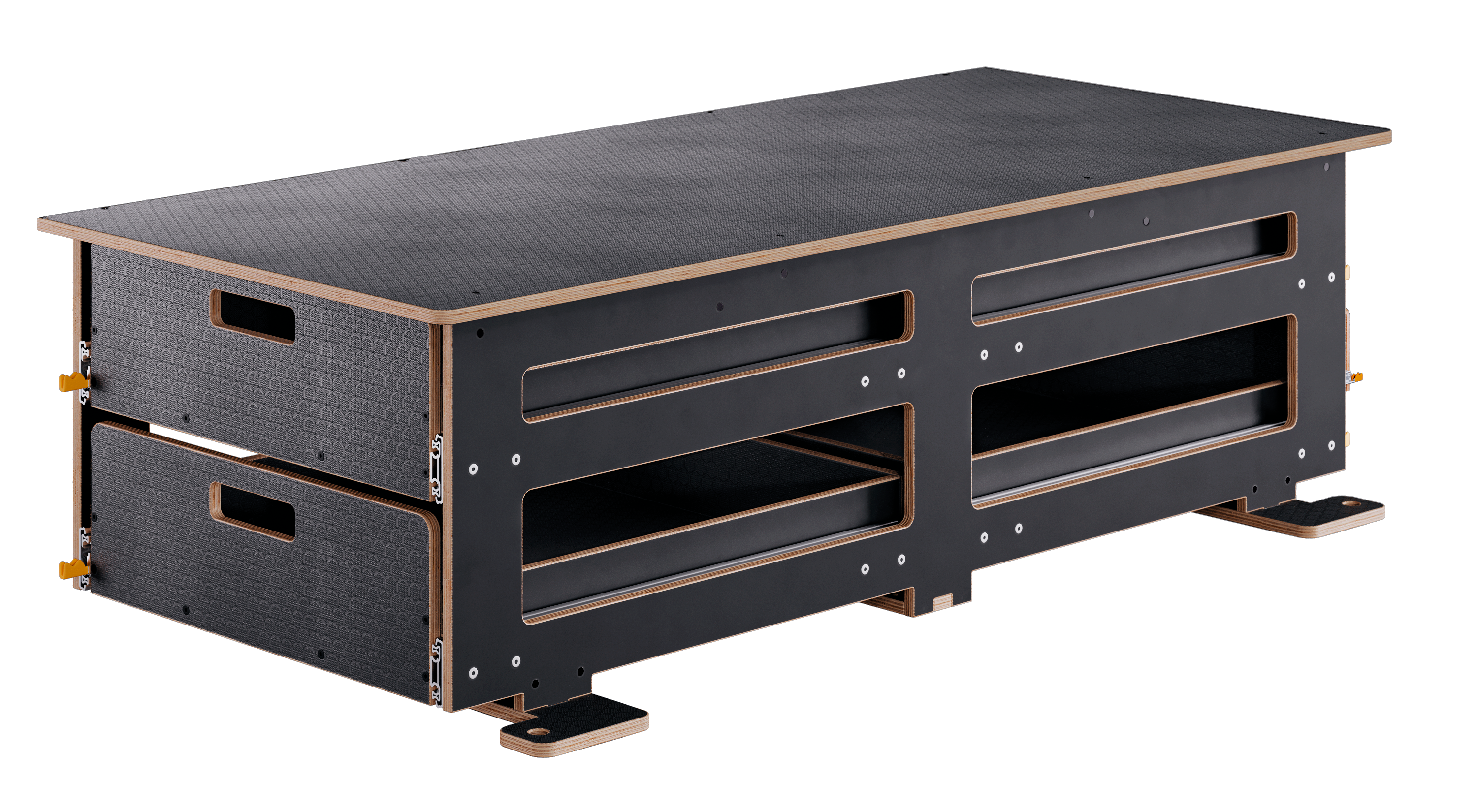 VW ID Buzz Cargo | Max | Front System | 4 Drawer – Van Storage Systems