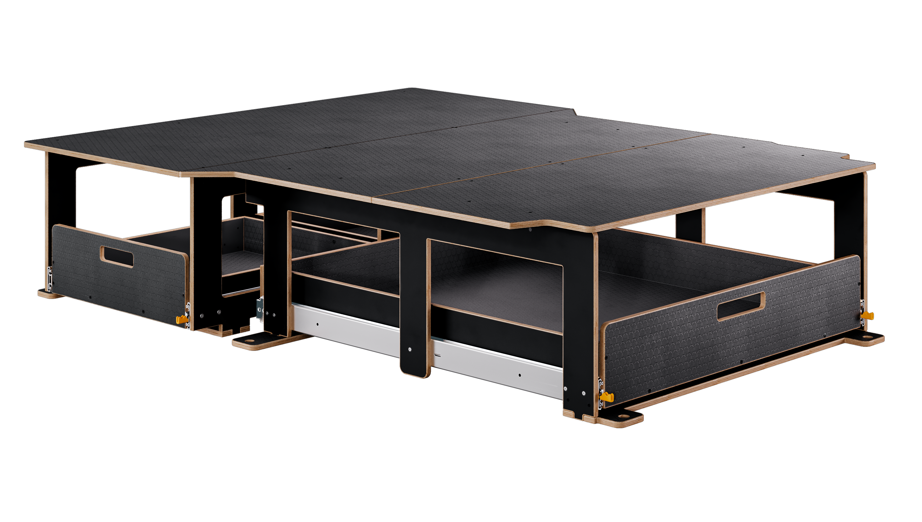 VW ID Buzz Cargo | Max | Full System | 3 Drawer – Van Storage Systems