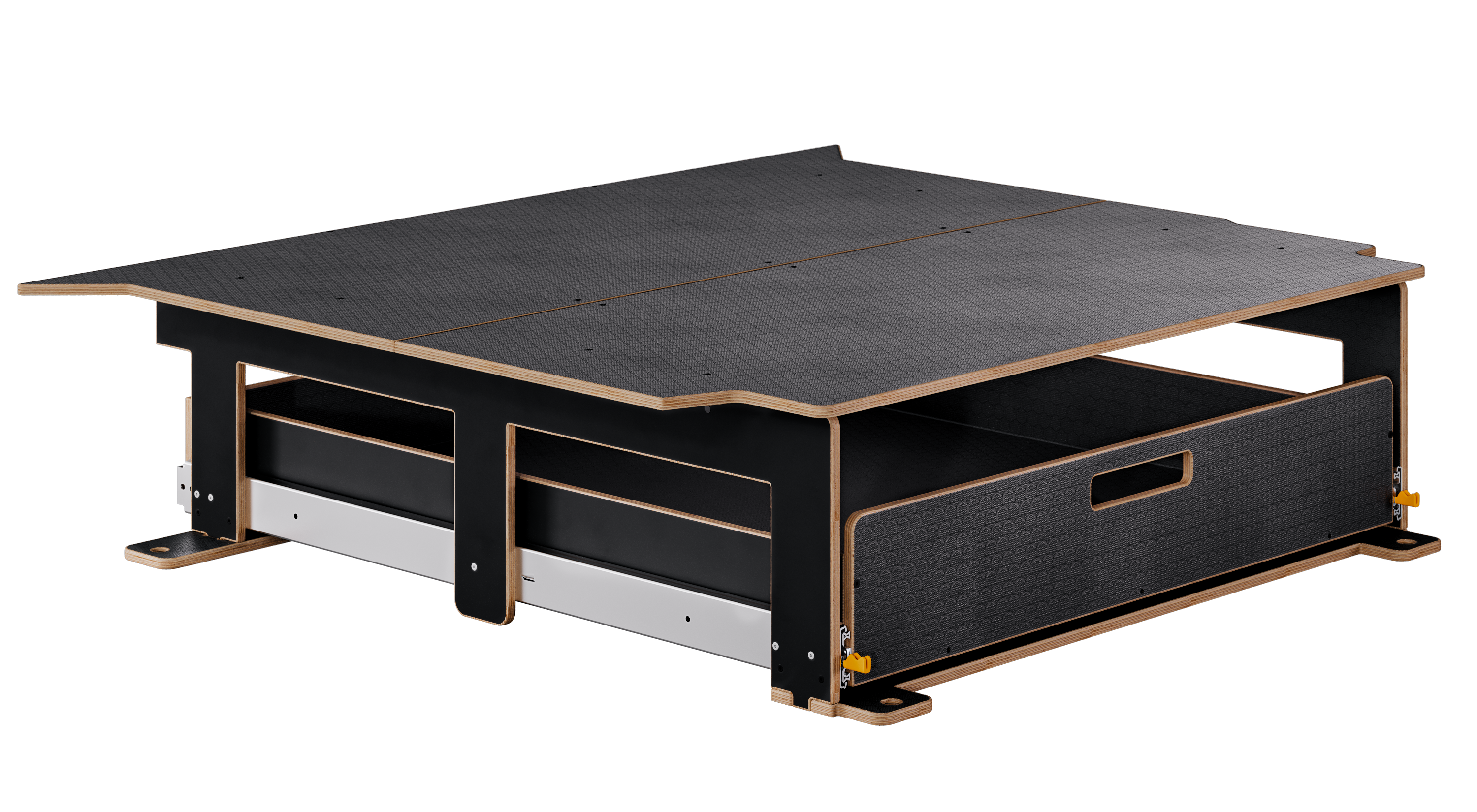 VW ID Buzz Cargo | Pro | Rear System | Single Drawer – Van Storage Systems